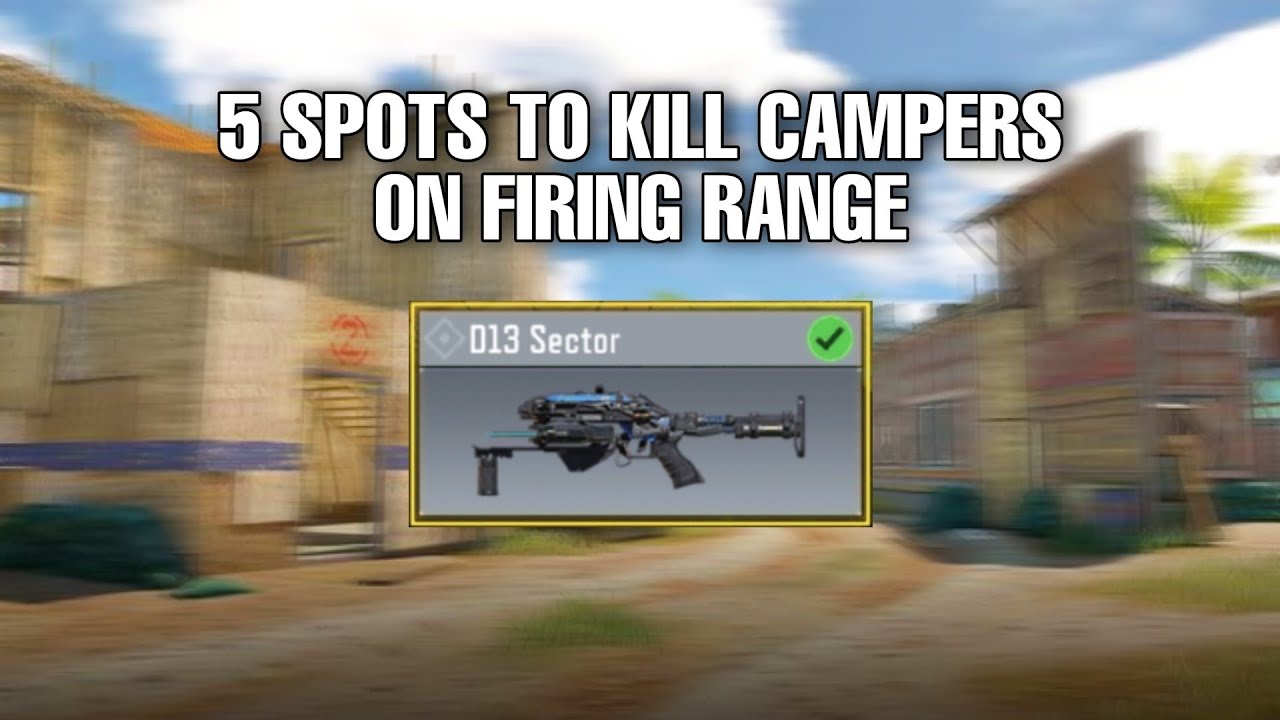 5 spots in FIRING RANGE with D13 Sector - YouTube