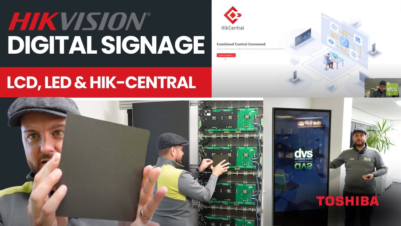 HIKVISION Digital Signage: LCD, LED & HIK-Central Walkthrough! - YouTube