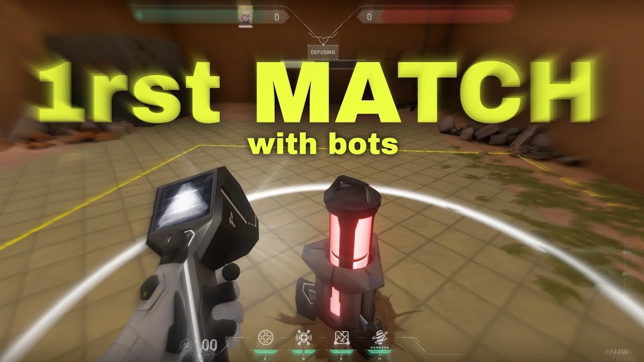 THIS WAS MY FIRST GAME WITH BOTS IN VALORANT !!! - YouTube