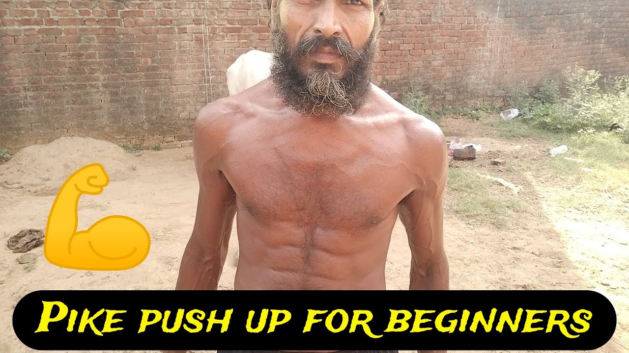 How to learn pike push ups for beginners - YouTube