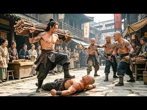 2026 Action Movie: Thugs bully civilians—until a humble woodcutter steps in and crushes them!