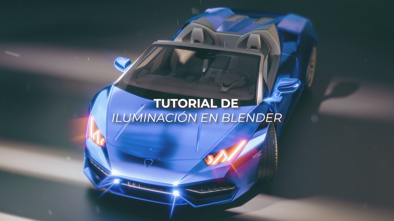 Simple Studio Lighting for Cars in Blender | Car Blender Lighting - YouTube