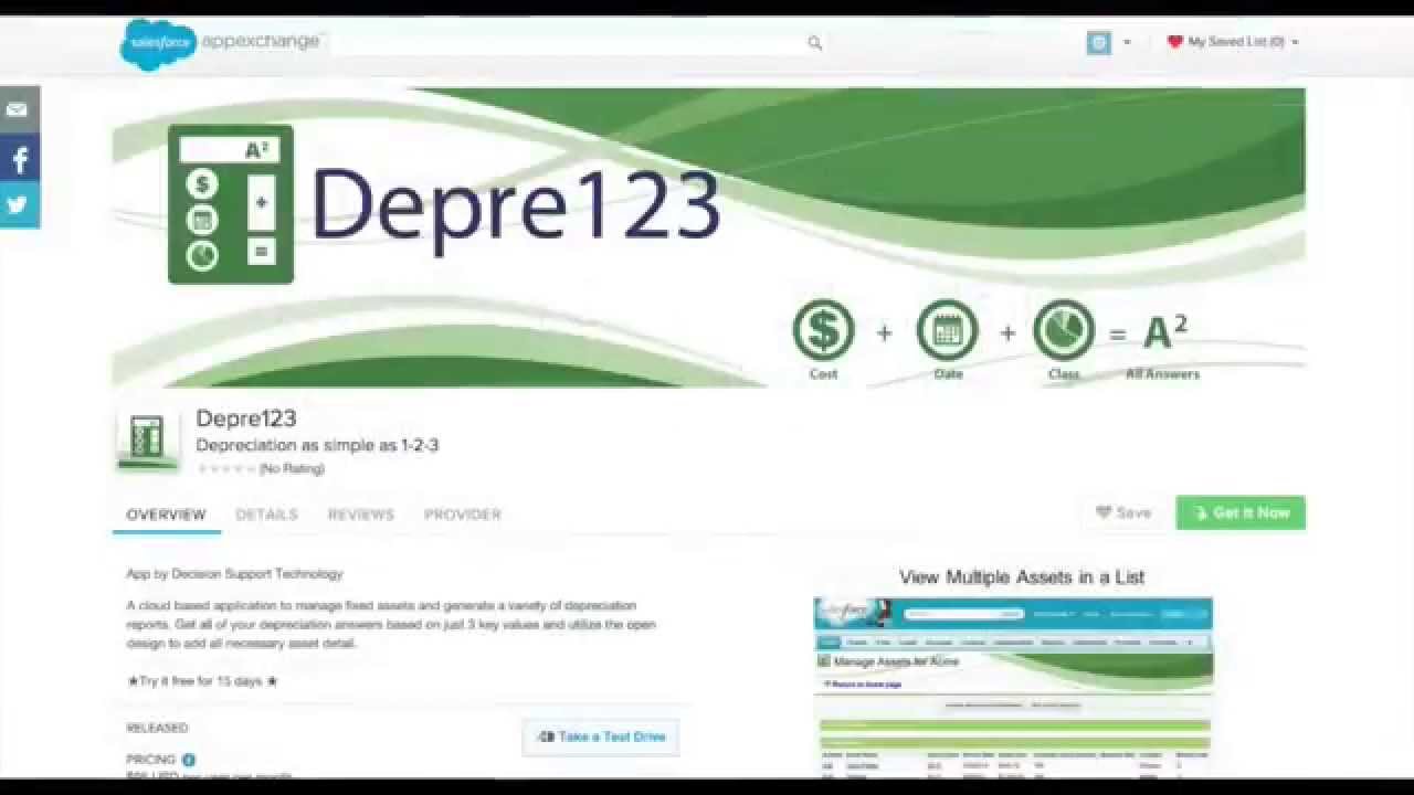 Depre 123 Depreciation Calculator - YouTube