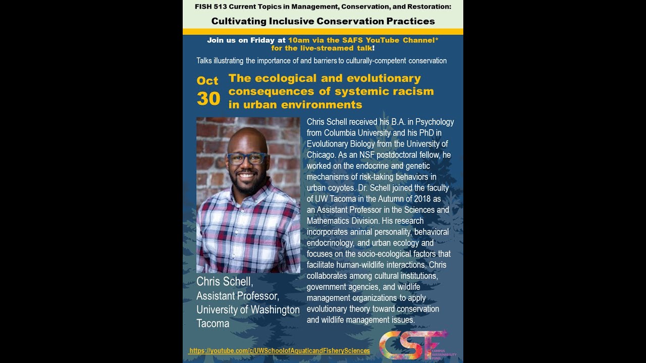 Ecological and evolutionary consequences of systemic racism in urban environments - Chris Schell ...