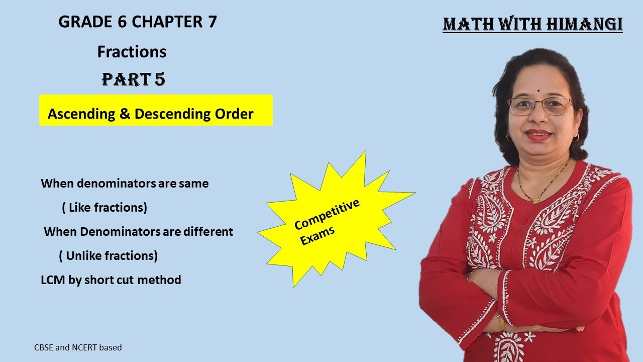 "Mastering Fractions: Arranging in Ascending & Descending Order | Grade ...