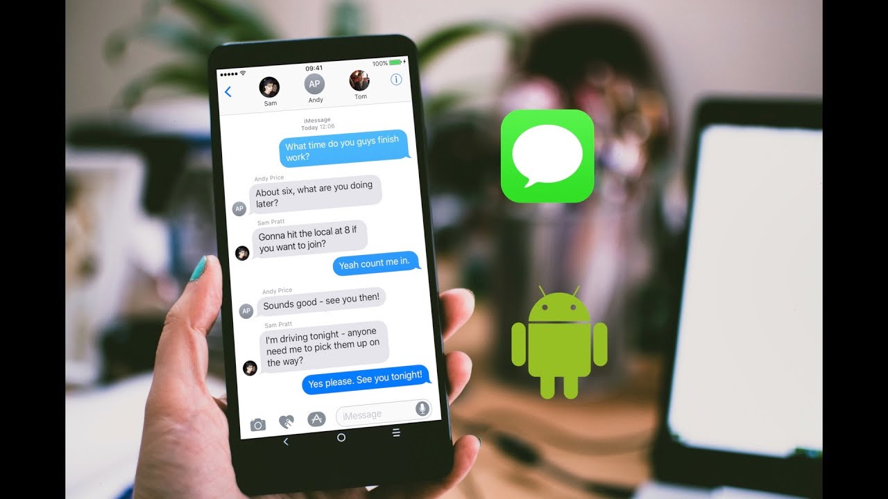 Android iMessage tutorial - two methods - YouTube