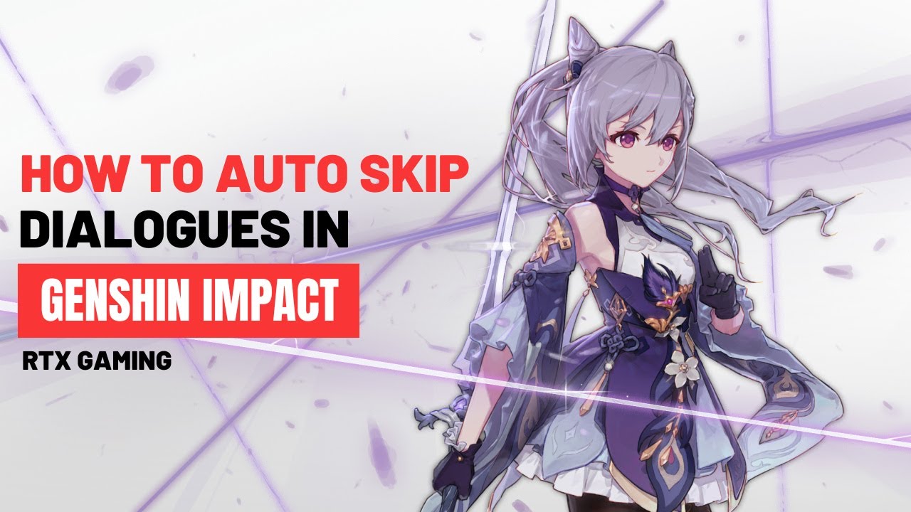 How To Skip Quest Dialogues Genshin Impact ! Complete Quests Very Fast ...