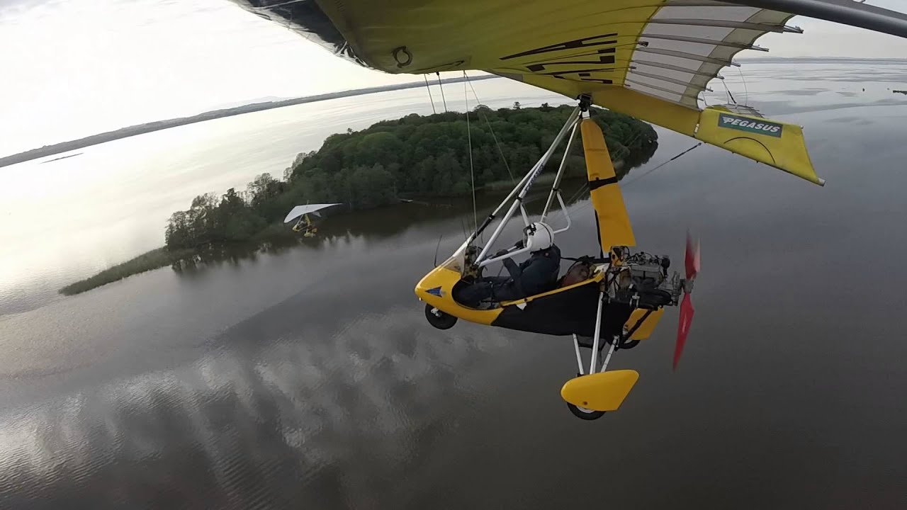 Northern Ireland Microlight Tarzan Lane aeroclub - YouTube