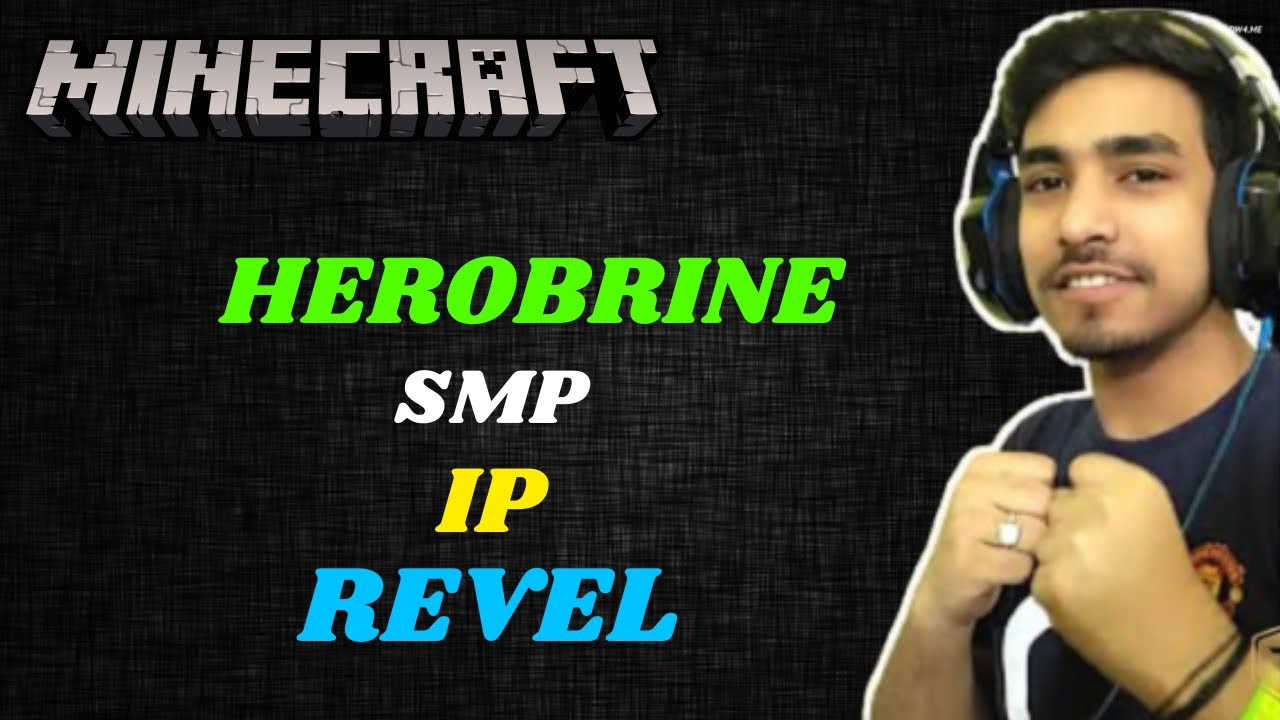 HEROBRINE SMP IP Reveal Techno Gamerz , Gamerfleet , Bixu , Total ...
