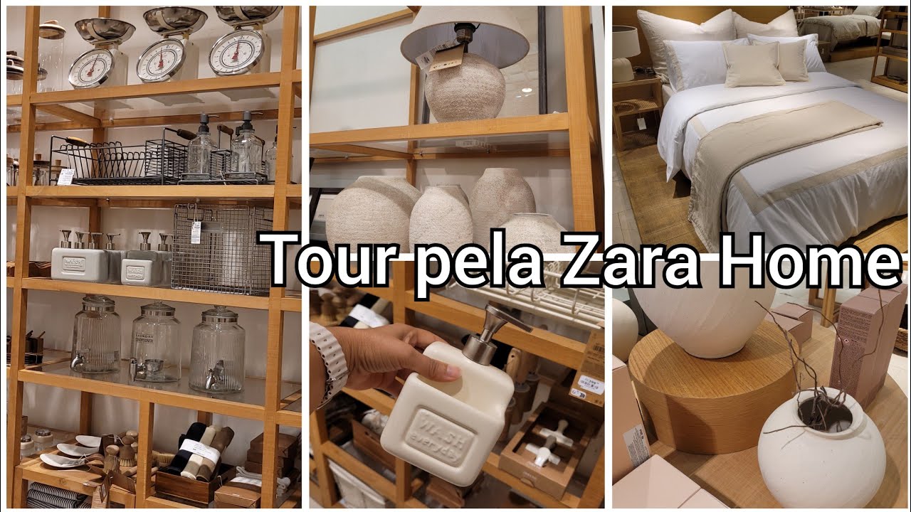 TOUR PELA LOJA ZARA HOME. ME INSPIREI E PIREI EM TUDO!!! - YouTube