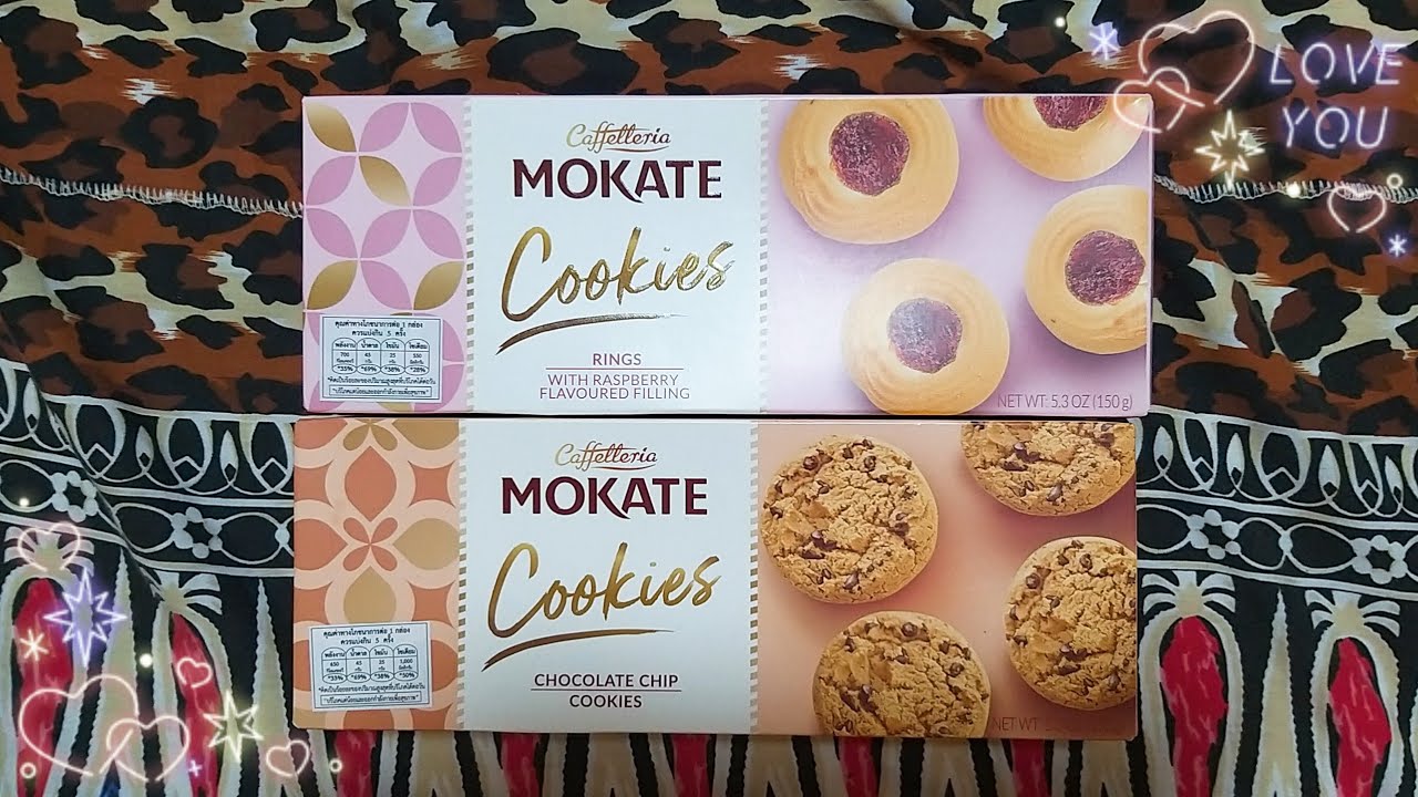 รีวิวคุ้กกี้ cookie ตราแคฟฟิเทียเรีย โมคาเต้ mokate caffetteria - YouTube