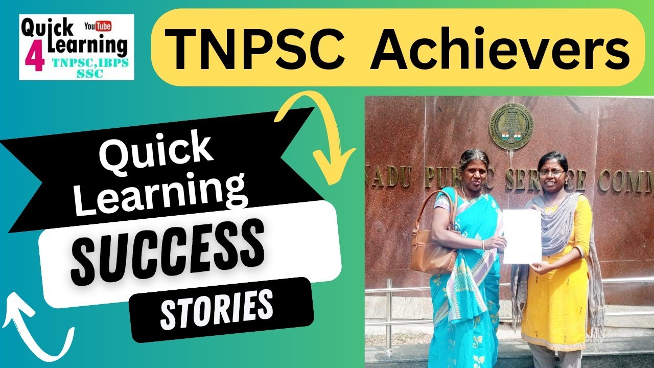TNPSC 2023 | Ezhlilmathi.M |Group 4 Education & Training Department | Quick Learning Success ...