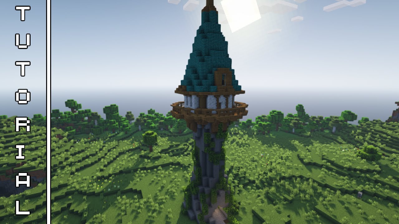 ⛏ Minecraft Tutorial | Como Fazer Uma Torre para seu mundo - YouTube