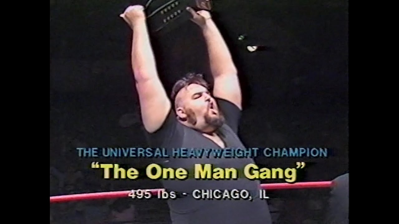 Championship One Man Gang vs Jim Duggan UWF Dec 20th, 1986 - YouTube