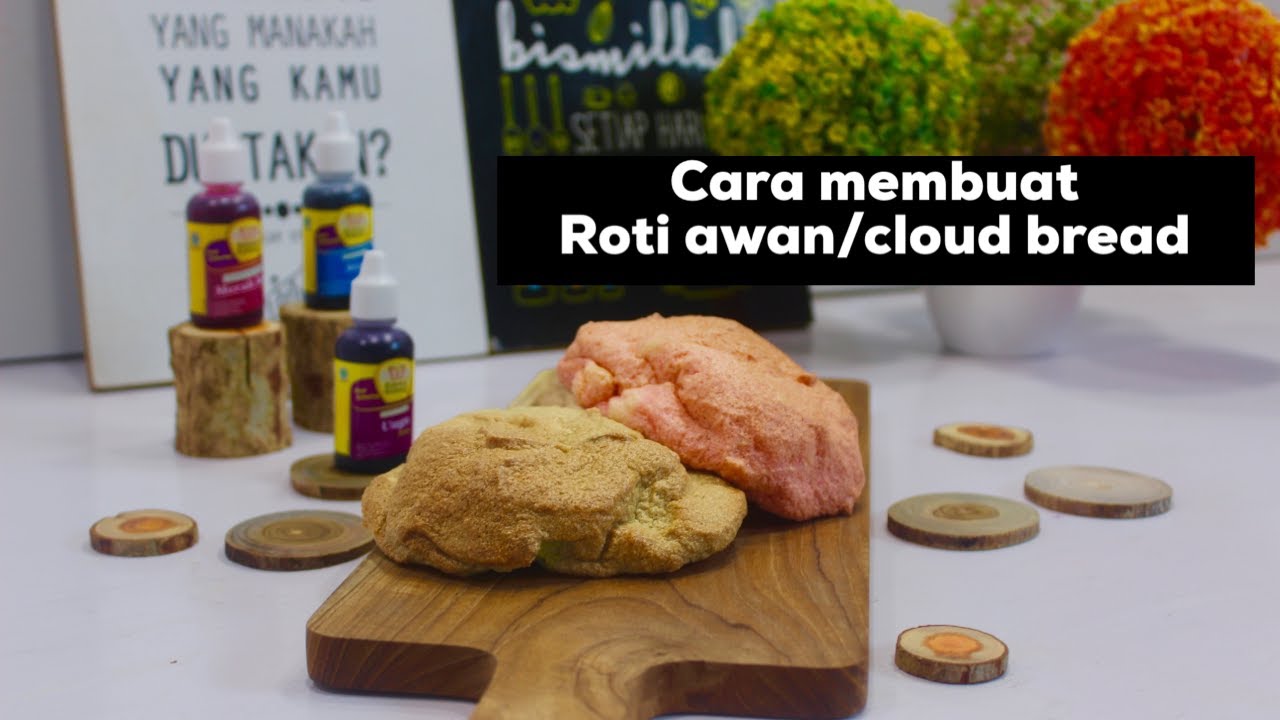 Cara Membuat Roti awan dengan mixer murah / Cloud Bread | roti viral tiktok enak dan sehat - YouTube