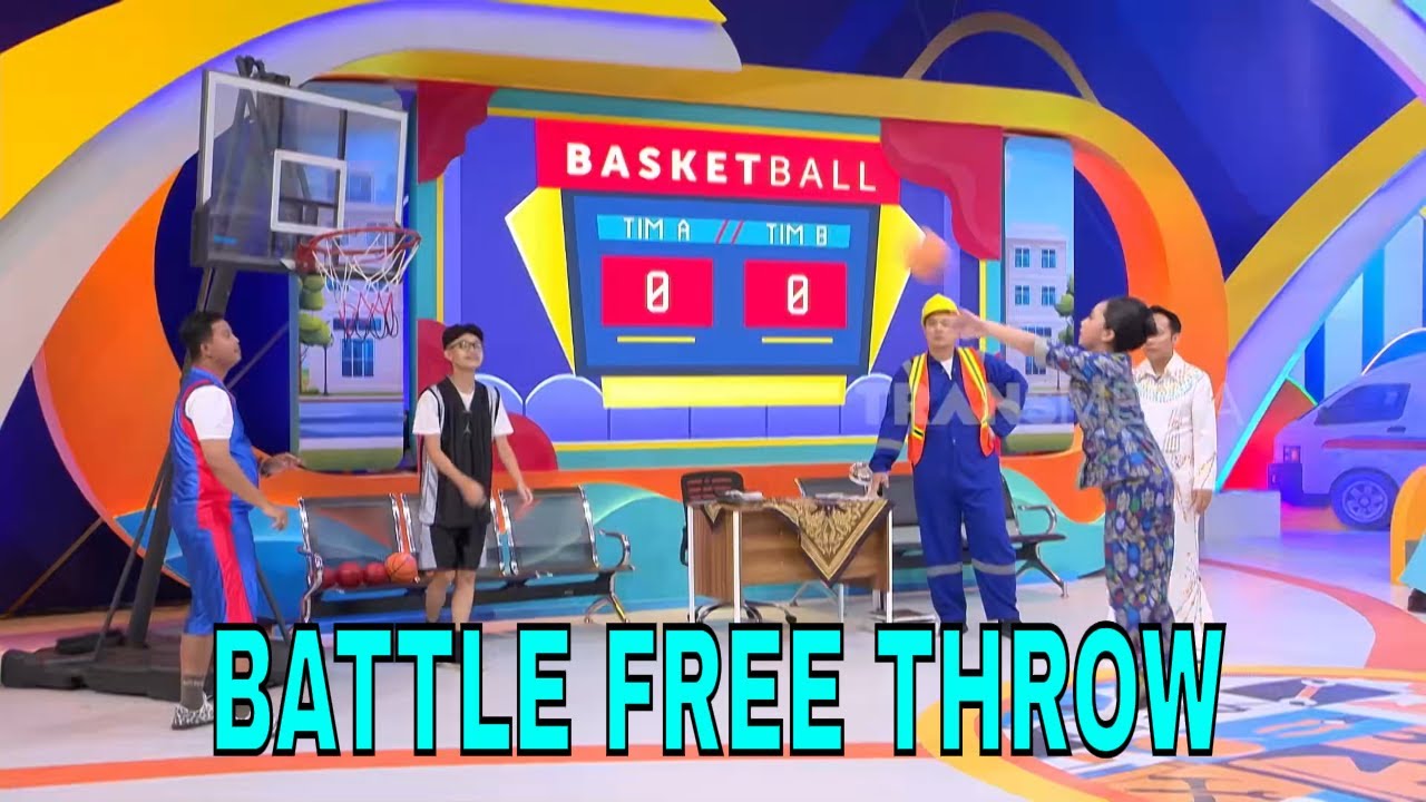Battle Free Throw Menegangkan | ARISAN LIBURAN (04/07/25) Part 4 - YouTube