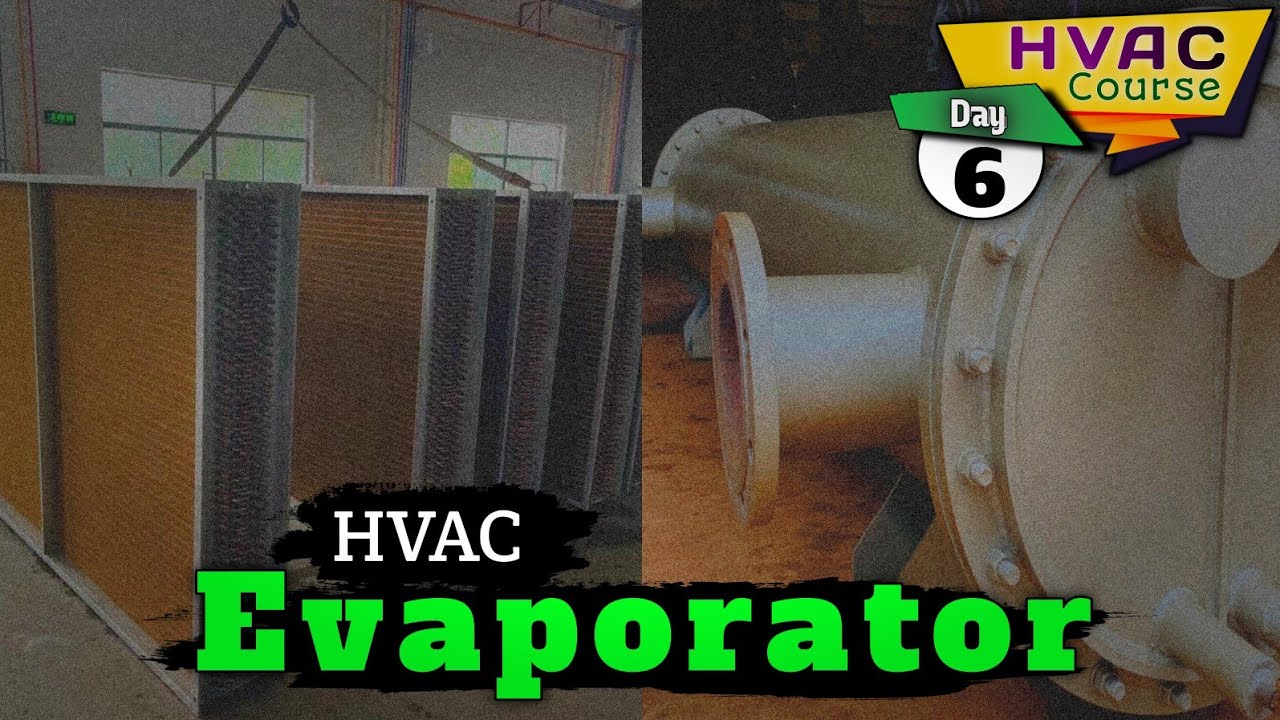 Types of Evaporator in HVAC | Shell and Tube Type Evaporator | Fin Tube ...