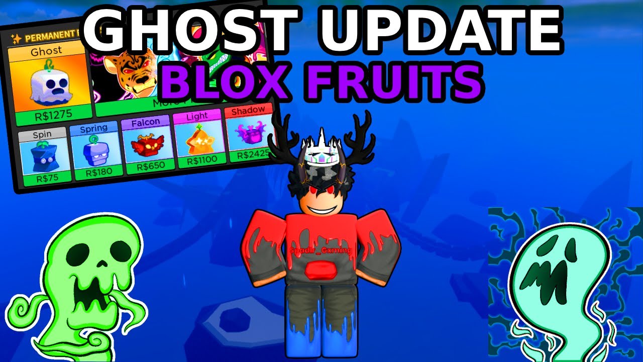 Blox Fruits GHOST Update (Ghost Fruit Showcase & More) | Roblox - YouTube