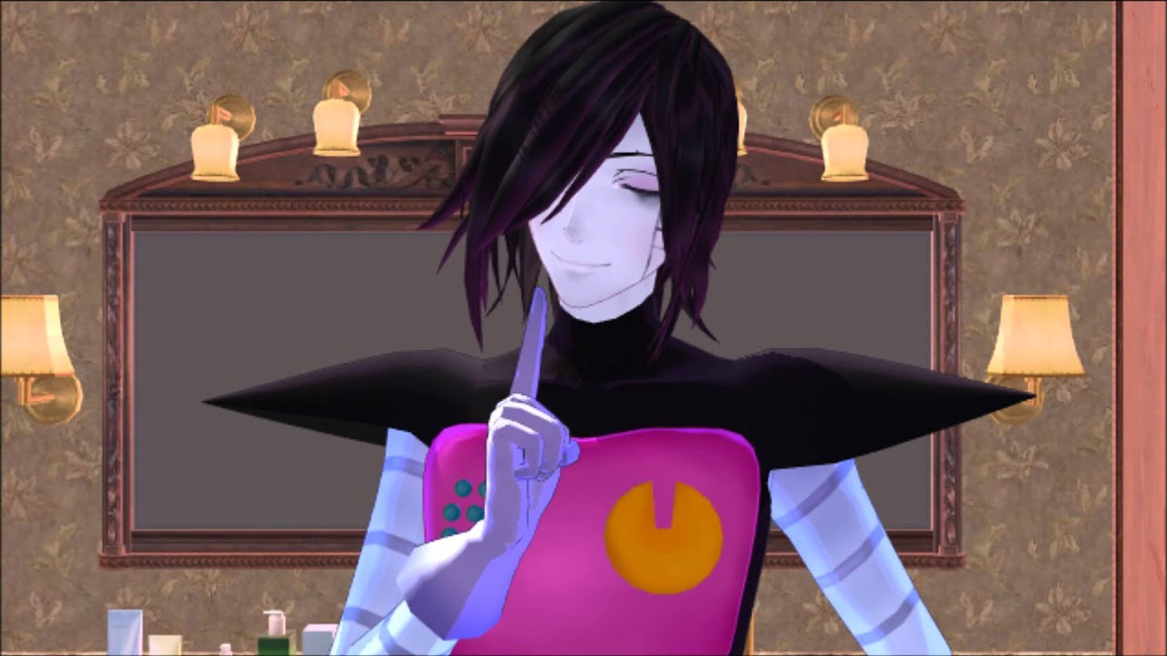 MMD x Undertale - What Mettaton does in his dressing room - YouTube