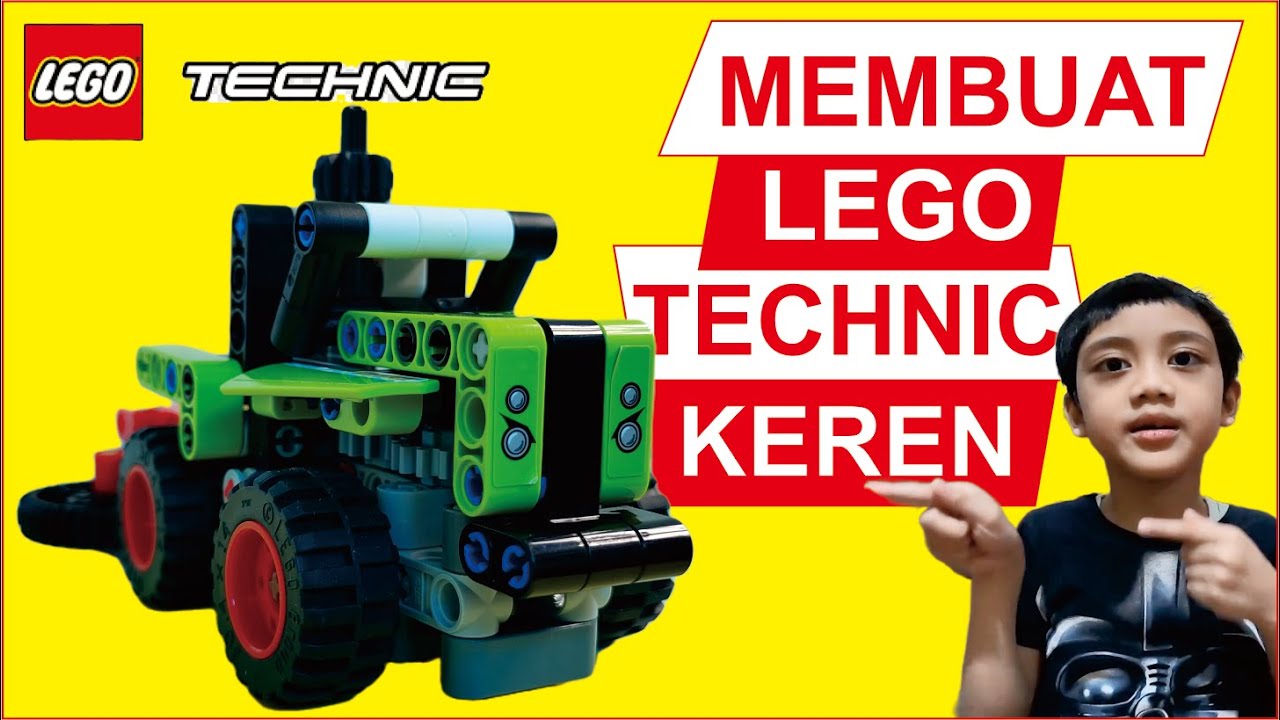 MEMBUAT LEGO TECHNIC 42012 - TRAKTOR BAGUS BANGET! - YouTube