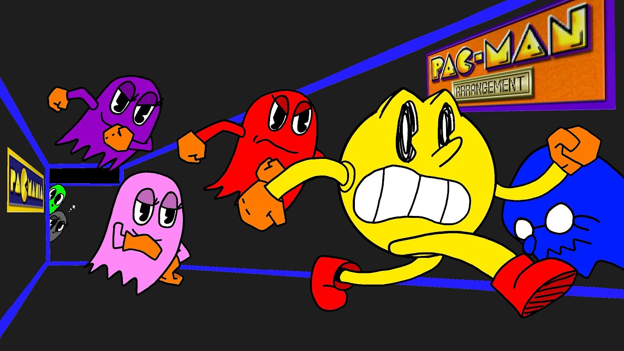 PacMania but when I lose a life I switch to PacMan Arrangement (PacMan ...