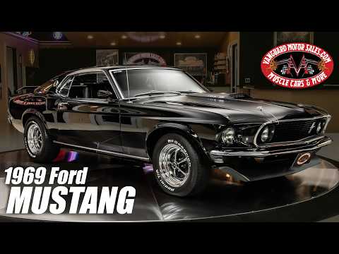 1969 Ford Mustang Fastback Q Code 428SCJ Drag Pack For Sale Vanguard Motor Sales #3281