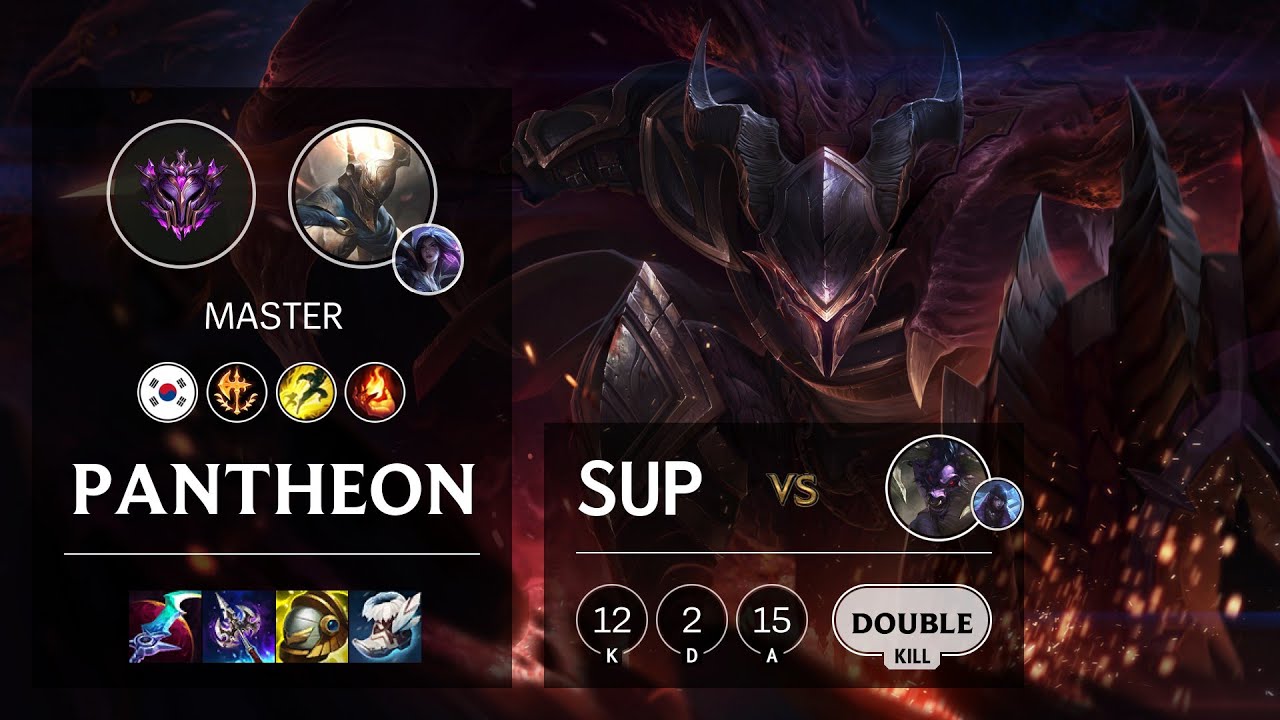 Pantheon Support vs Alistar - KR Master Patch 10.23 - YouTube