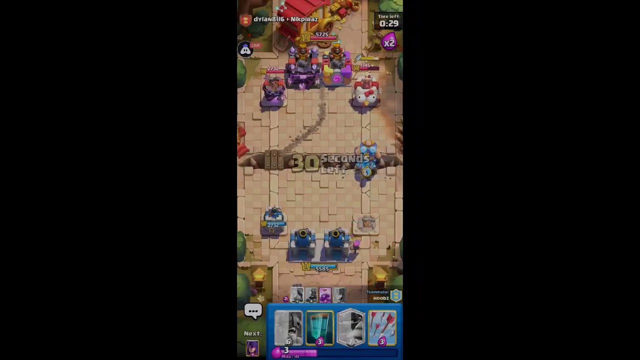 LIVE - CLASH ROYALE | Almost Max Level Cards Fight - YouTube