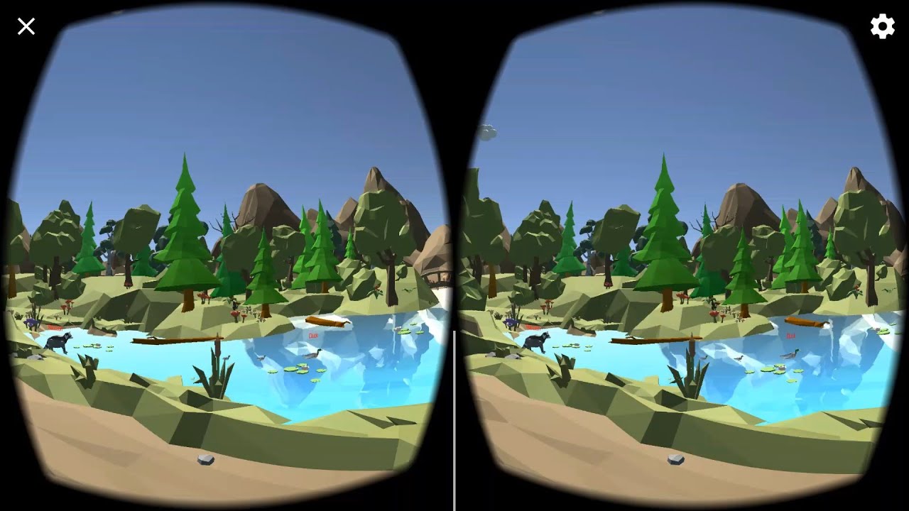 Forest animals VR box 360 - YouTube