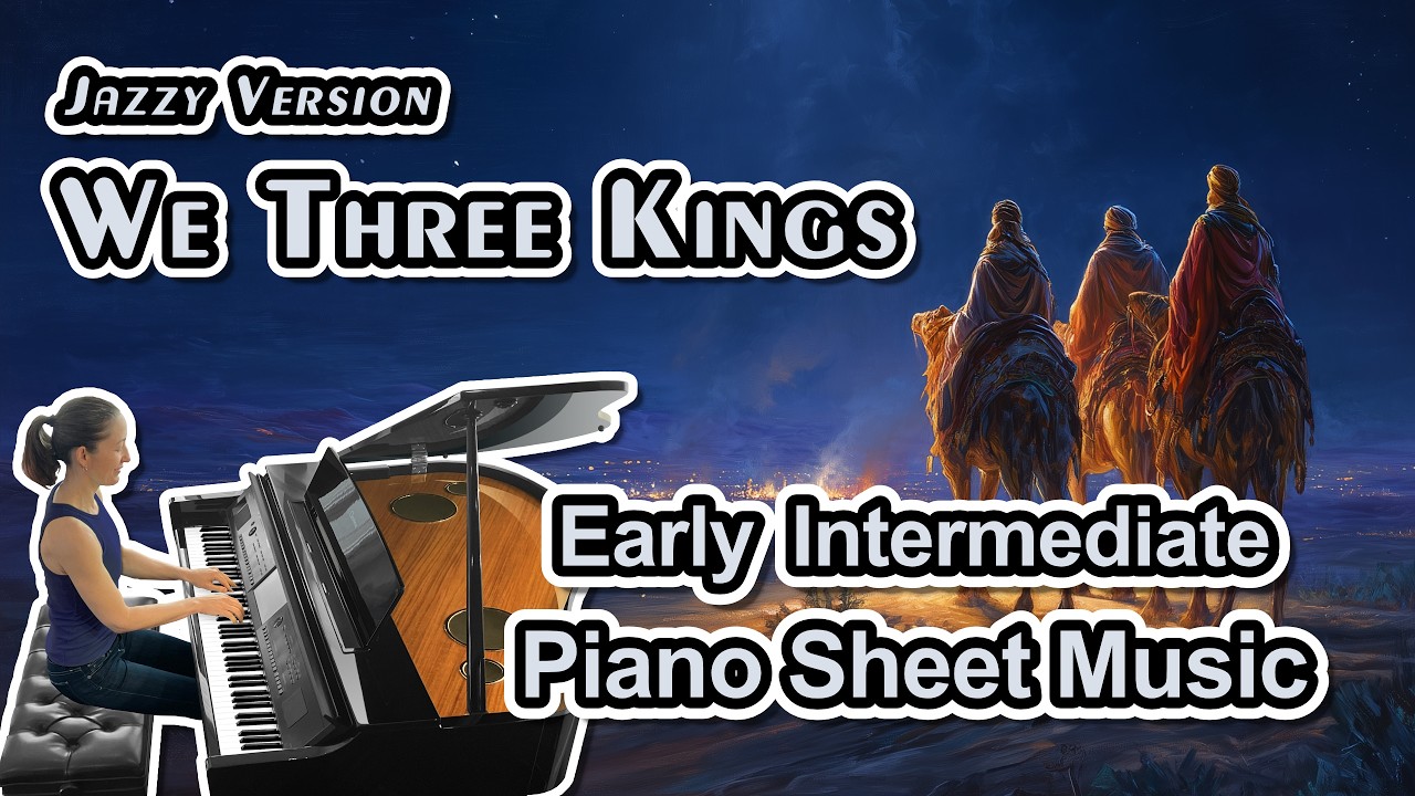 We Three Kings (Easy Jazz Piano Solo) - YouTube