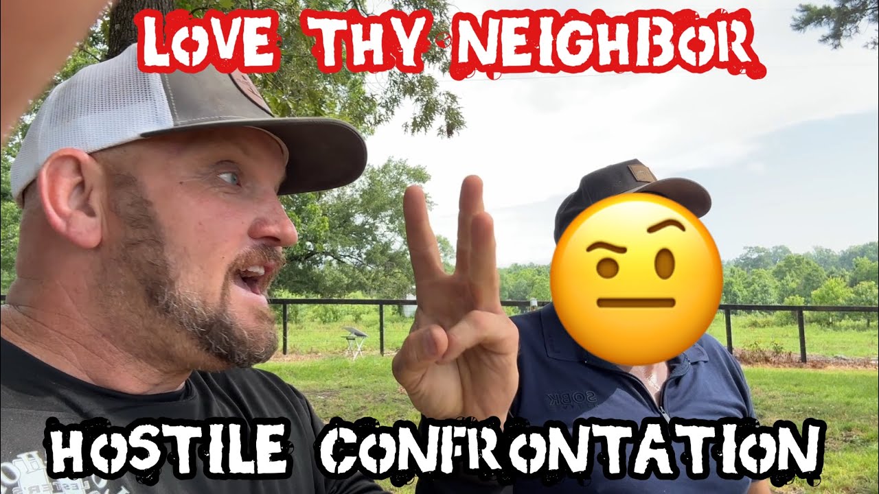 Hostile Confrontation with My Neighnor - YouTube