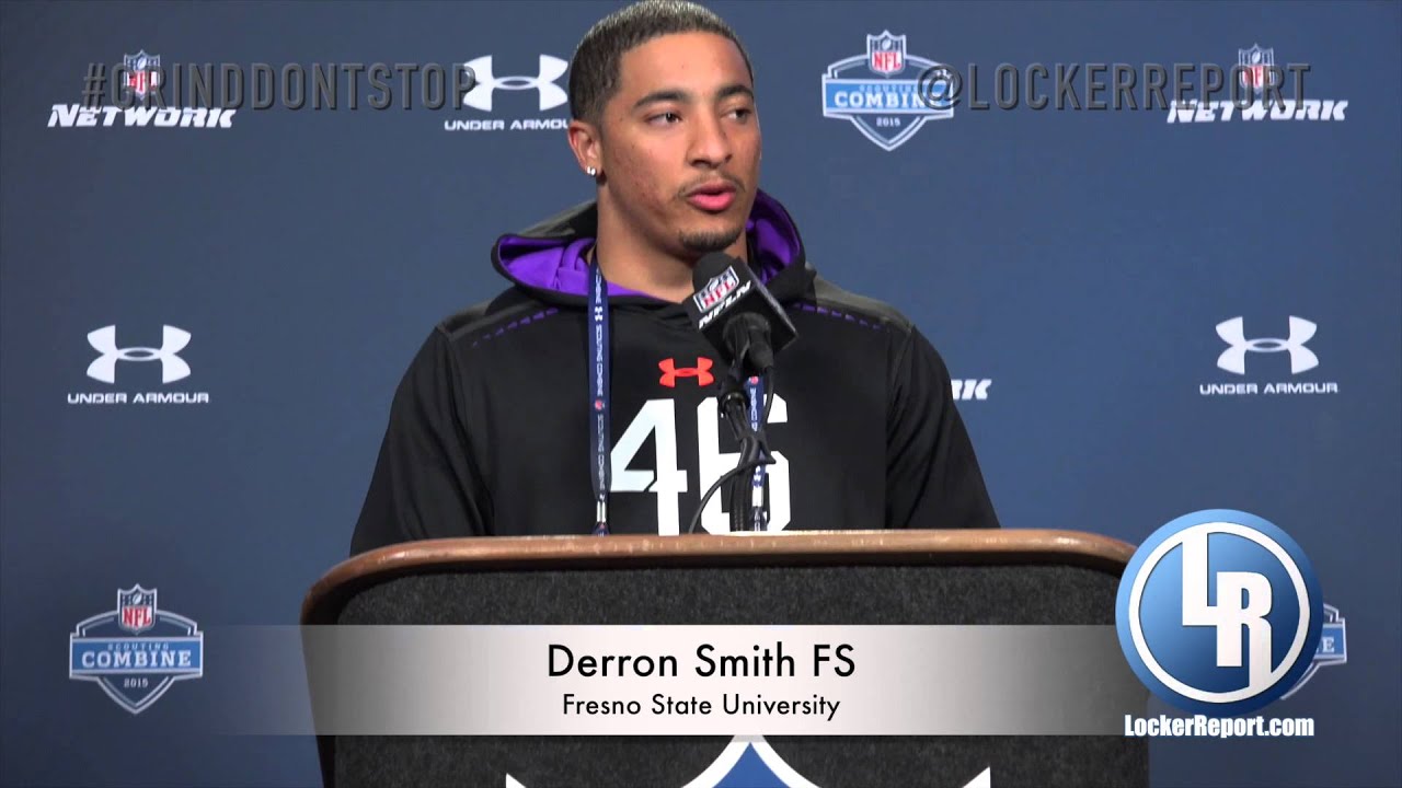 The Combine Report: 2015 NFL Scouting Combine Derron Smith - YouTube
