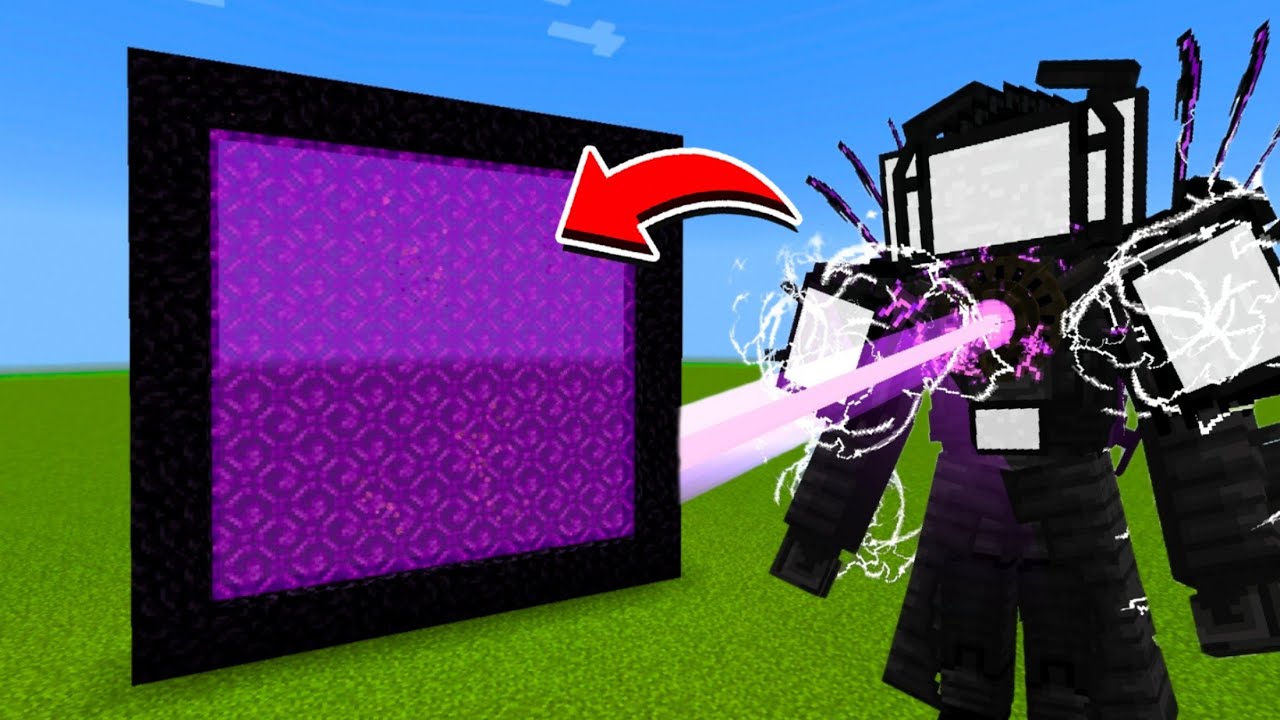How to Make A Portal To The Titan Tv Man Upgraded Dimension in ...
