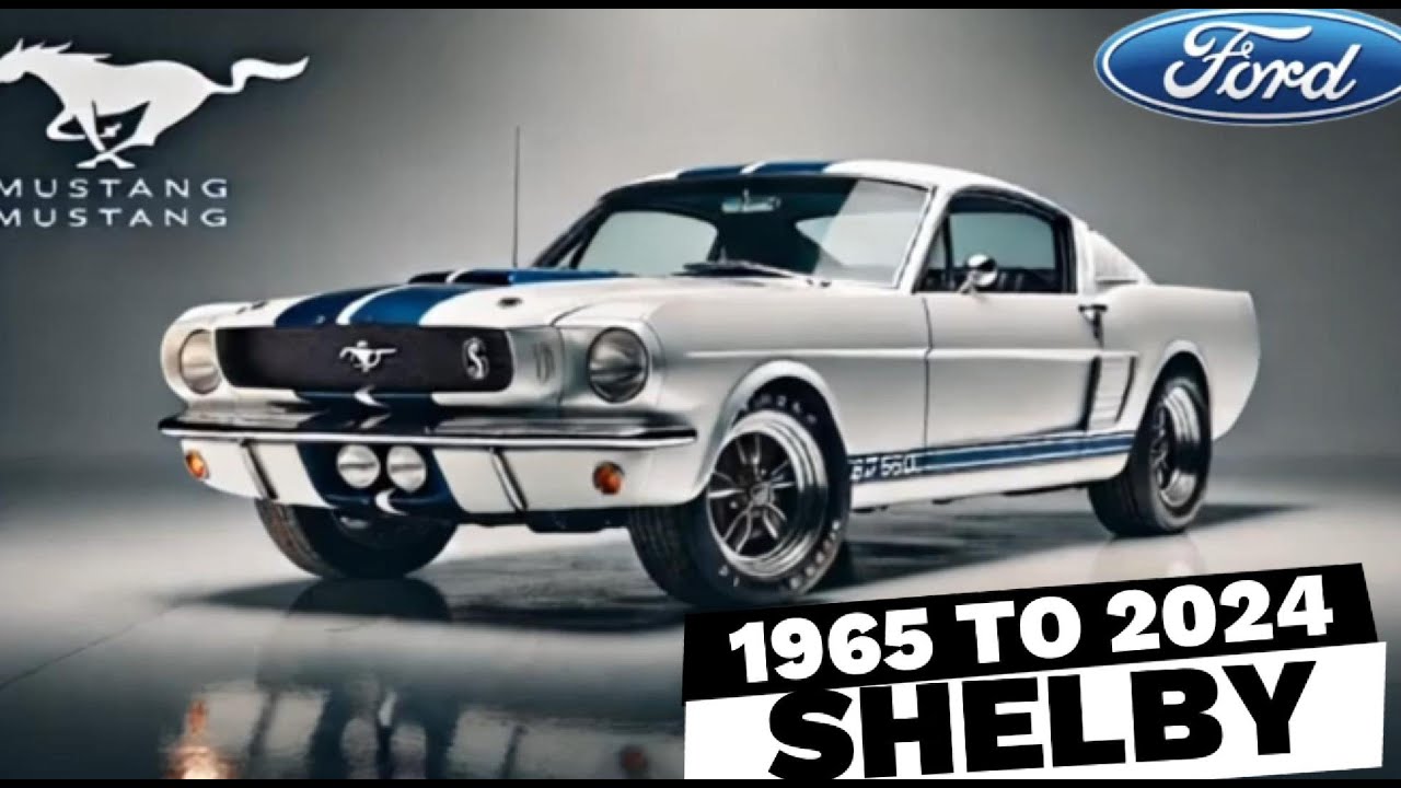 Mustang Shelby from 1965 to 2024. Dinamic Transformation. Car Morphing ...