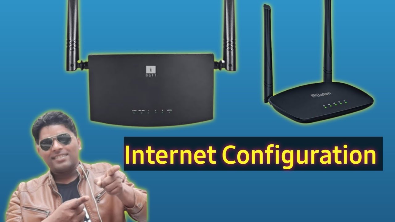 Router #How to Configure iball baton 300m wireless I How to Configure ...