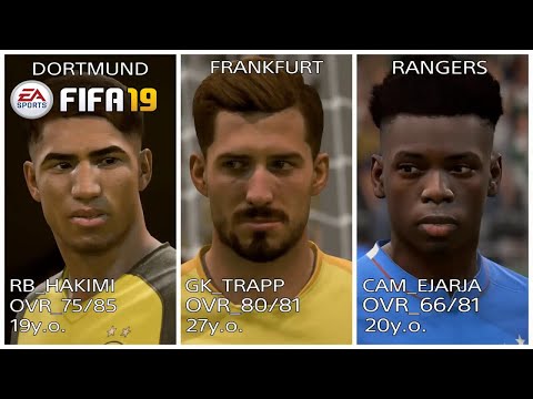FIFA19 NEW REAL FACE LIST PART 2