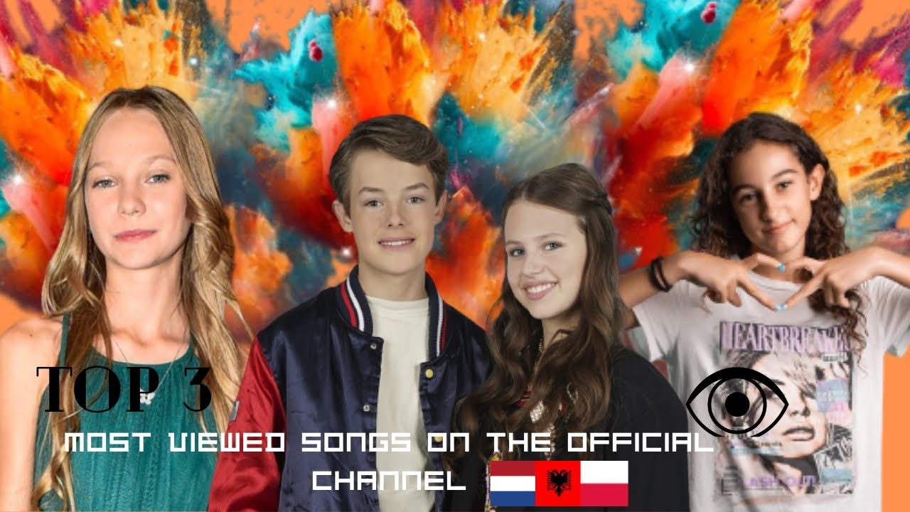 Top 3 most watched songs on the official channel! - YouTube