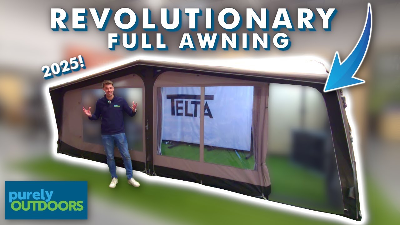 Telta Lounge Air Full Awning Review: BRAND NEW Breathable, Touring FULL ...