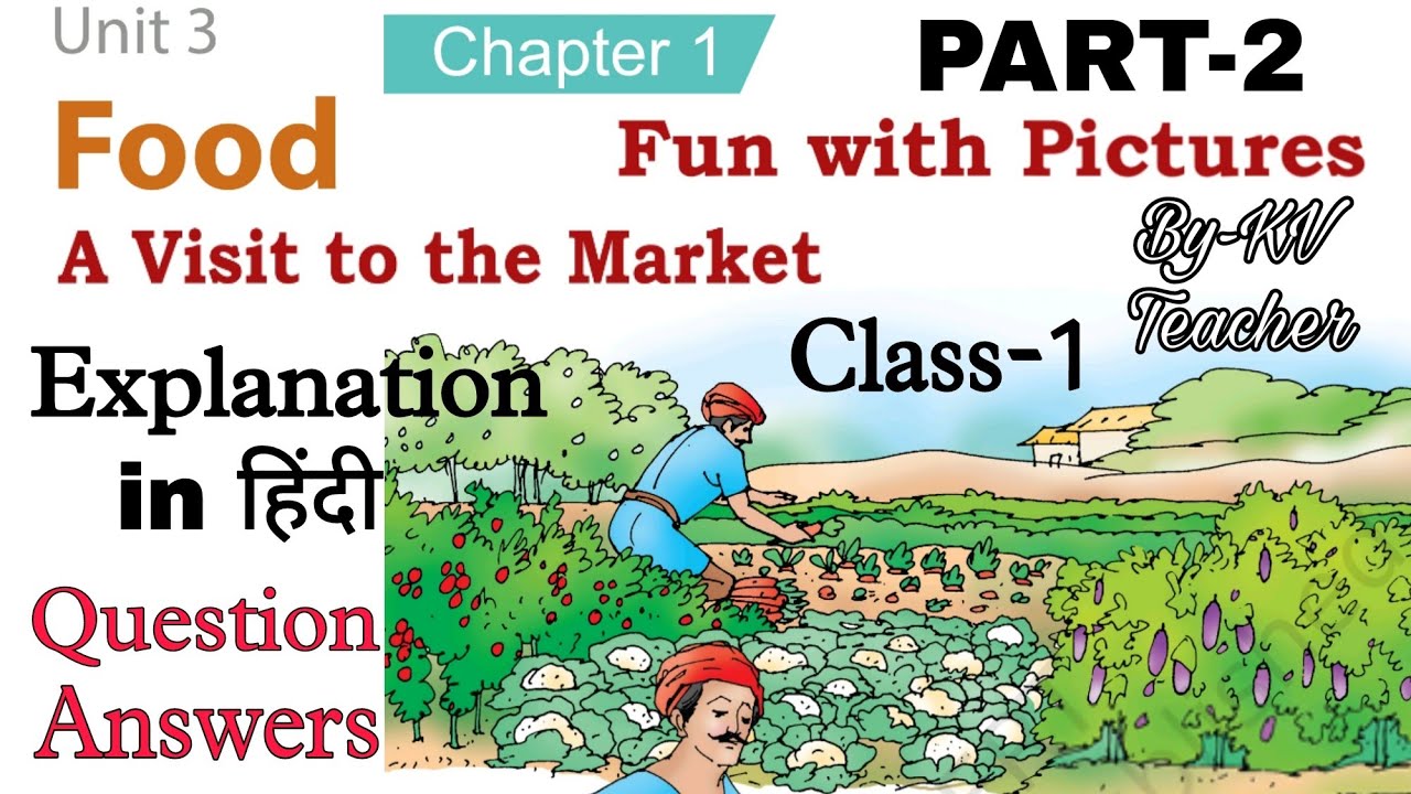 A Visit to the Market (Fun With Pictures) / Class-1 English Unit-3 ...