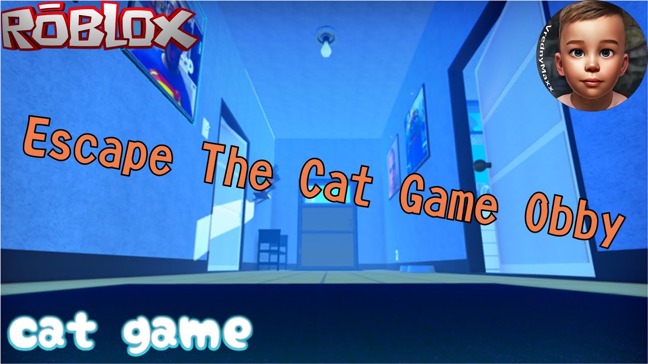 Escape The Cat Game Obby - YouTube