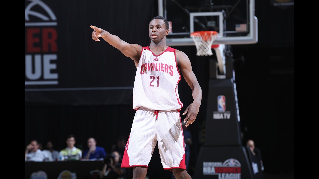 Andrew Wiggins Skies In For the Chase Down Block - YouTube