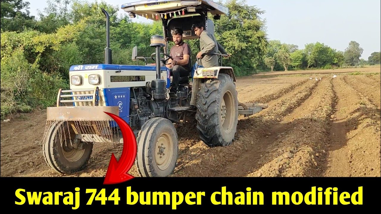 Swaraj 744 modified Bumper || Swaraj 744 Swaraj 40hp tractor 🚜|| - YouTube