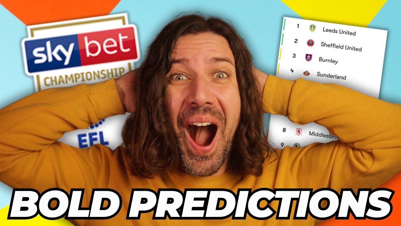My BOLD PREDICTIONS for the Championship run-in! - YouTube