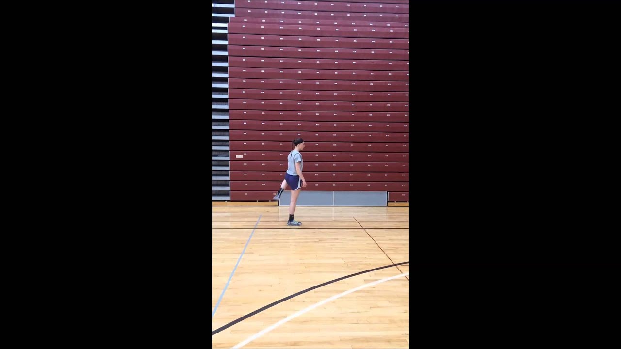 Forward backward high knee hurdler walk with hip circles - YouTube