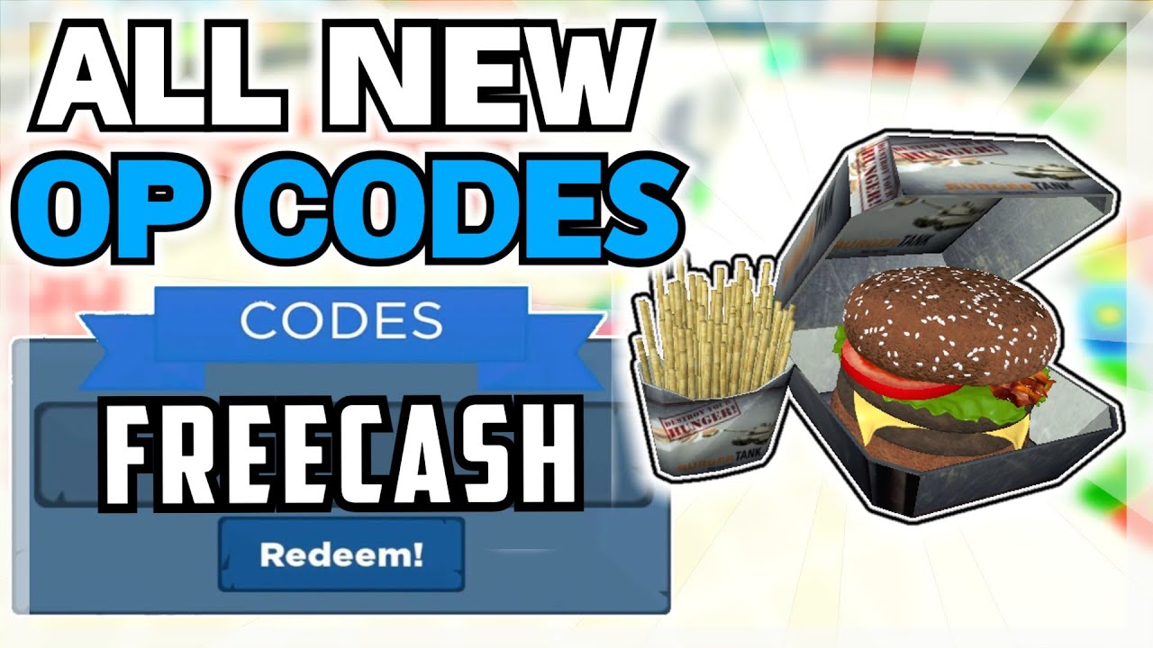 🍔 Roblox Burger Tycoon Codes 🍔 ALL NEW SECRET *OP* CODES! - YouTube