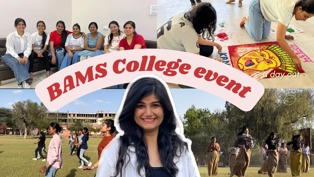 BAMS COLLEGE “CULTURAL EVENT”😍 ll life of Ayurveda students ll #bams # ...