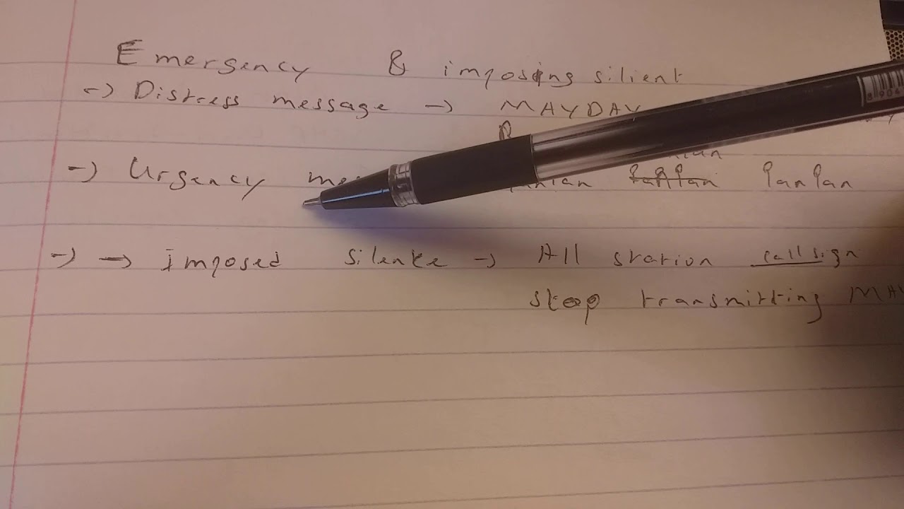 Identifying and Acknowledging Distress message - YouTube