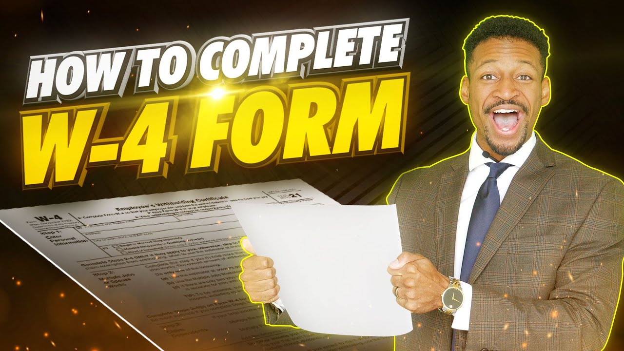 How to Complete IRS W-4 Form: A Step-by-Step Guide - YouTube