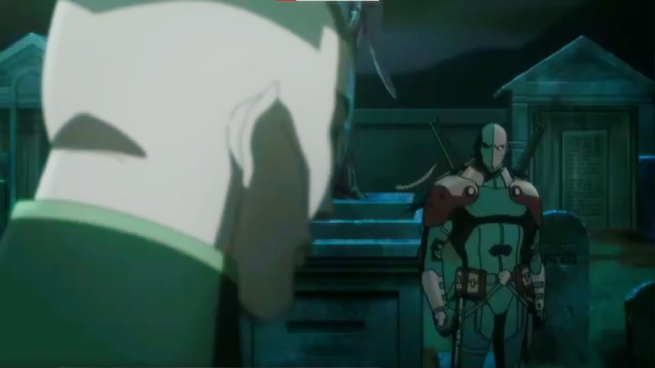 Brother Blood Hires Deathstroke - Teen Titans: The Judas Contract - YouTube