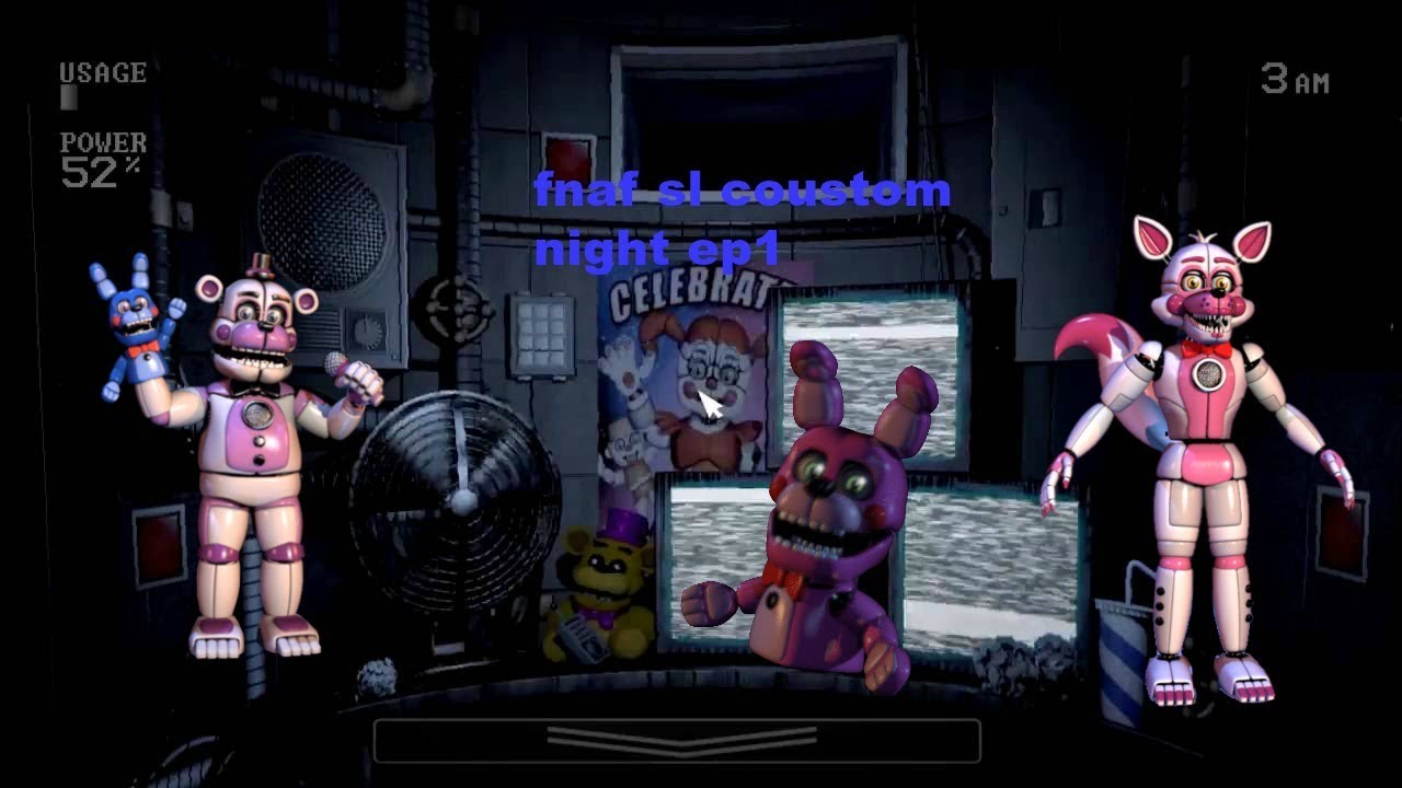 fnaf sl custom night - YouTube